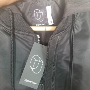 Orginal Use | Jackets & Coats | Original Use Mens Black Hooded Bomber ...